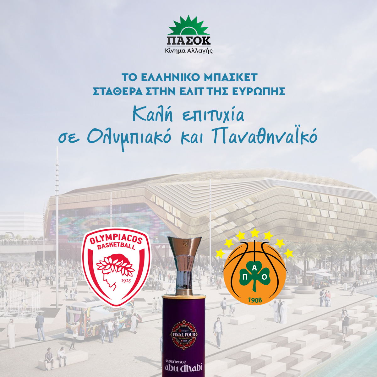 «Το ελληνικό μπάσκετ σταθερά στην ελίτ της Ευρώπης – Καλή επιτυχία σε ...